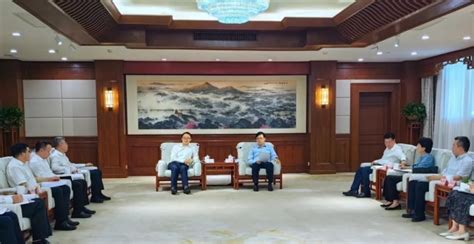 中交集团党委副书记总经理王海怀拜会南京市市长陈之常 腾讯新闻