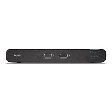 Universal Secure Kvm Switch 2 Port Dual Head W Cac Belkin Uk