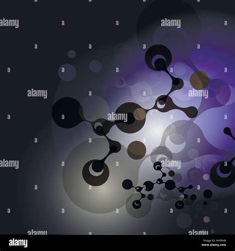 Vector Molecules Background Stock Vector Image And Art Alamy