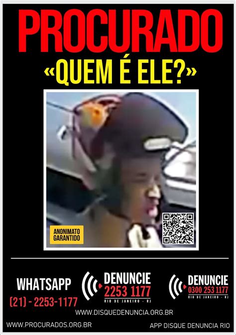 Disque Denúncia Pede Informações Sobre Segundo Envolvido Em Tentativa
