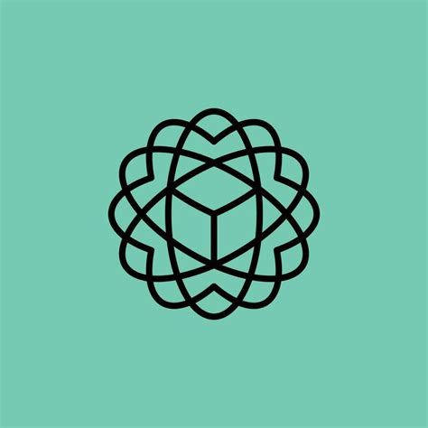 Scientific Hexagon Atomic Cube Technology Innovation Logo 31976945