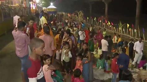 Chhath Puja 2022 Heres How People In Several Cities Offer Argha To