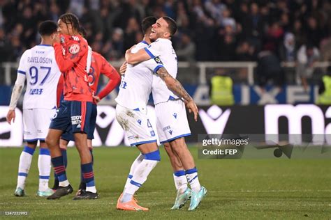 13 Akim Zedadka During The Ligue 1 Uber Eats Between Auxerre And Lyon
