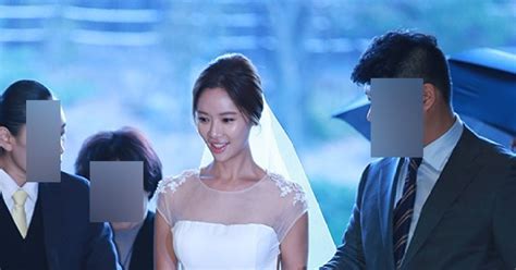 Ten Photo 황정음 열애 인정 후 한 달만에 품절녀 등극 황정음 결혼식
