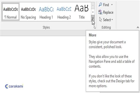 3 Cara Memformat Teks Dengan Fitur Styles Microsoft Word Terbaru