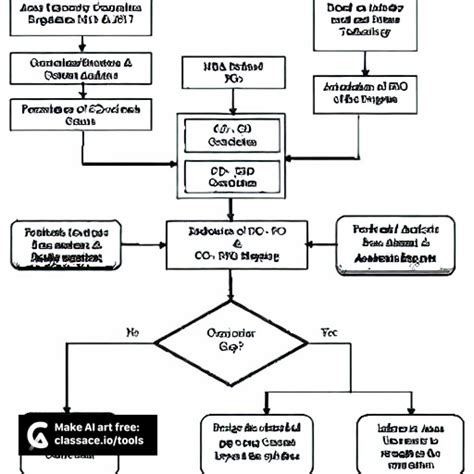 AI Redraw Image Results Make The Fonts Legible And Clear In The Flow Chart Without Noise In The