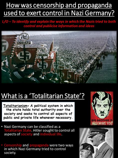 Propaganda And Censorship Pdf Nazi Germany Joseph Goebbels