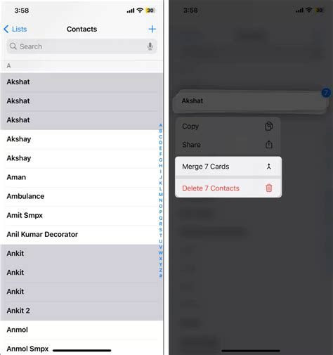 How To Merge Or Delete Duplicate Contacts On An Iphone