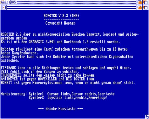 Roboter Amiga Game Download Adf Lemon Amiga