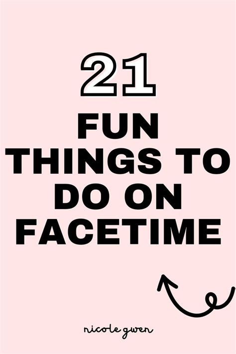 Fun Things To Do On Facetime With Friends Facetime Fun Questions To