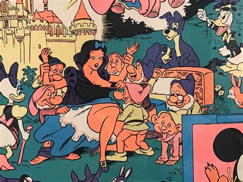 Original Disney Memorial Orgy Poster By Wally Wood At 1stdibs Wally Wood Disney Disney Orgy