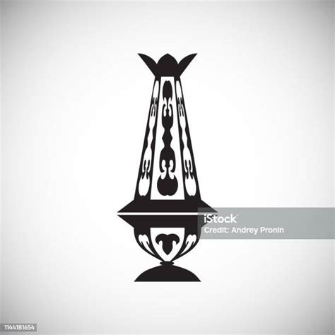 그래픽 및 웹 디자인에 대 한 배경 랜 턴 아이콘 간단한 벡터 기호입니다 웹 사이트 버튼 또는 모바일 앱에 대 한 인터넷 개념 기호입니다 가솔린에 대한 스톡 벡터 아트 및