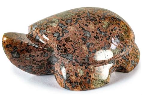 5 7 Carved Red Granite Turtle Arizona 308590 For Sale