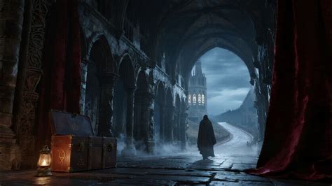 Free Gothic Passage Beckons Image Gothic Cathedral Silhouette