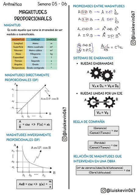 MAGNITUDES PROPORCIONALES LKevin Vargas UDocz