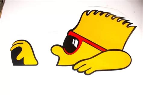Calcoman A Bart Simpson Corte D Vinil P Ventanilla X Cm En Venta En Pantepec Puebla Por S Lo