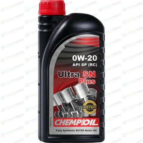 Масло моторное Chempioil Ultra SN Plus 0w20, синтетическое, API SP RC ...