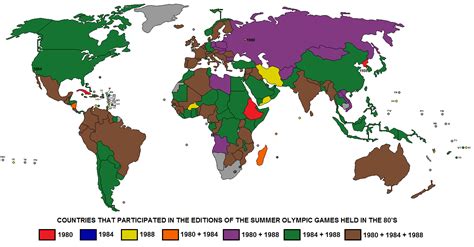 Olympic World Of The 80s R Maps