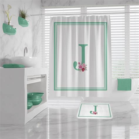 Monogram Shower Curtains Iucn Water