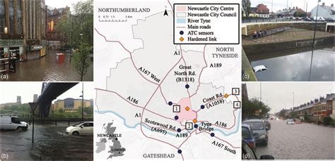 Color Newcastle Map With Photos Taken During June 28 2012 A Bow Download Scientific Diagram