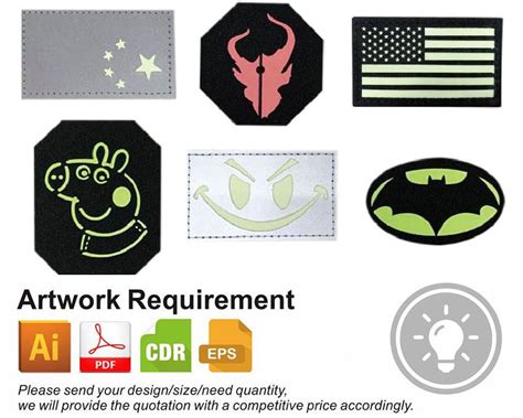 Custom Laser Cut Patches Embroidered Patches Manufacturer Star