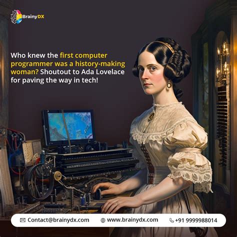 Brainydx On Linkedin Brainydx Adalovelace Firstprogrammer Womaninstem Mathwhiz