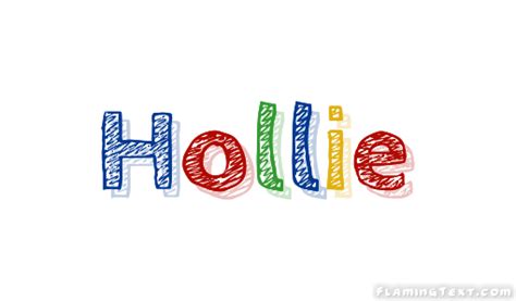 Hollie Лого Бесплатный инструмент для дизайна имени от Flaming Text