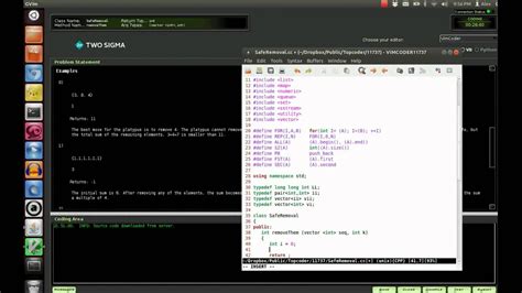 Topcoder Srm 553 Div 2 Youtube