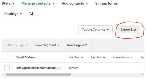 How To Combine Lists In MailChimp Puzzle Box Communications
