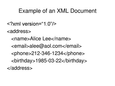 Introduction To Xml Extensible Markup Language Ppt Download Introduction To Xml Extensible Markup Language Ppt Download