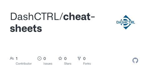 Github Dashctrlcheat Sheets