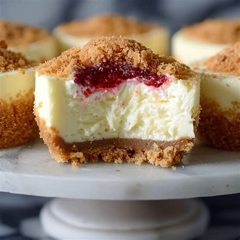Easy Strawberry Shortcake Crumble Cheesecake Bites For Parties Home