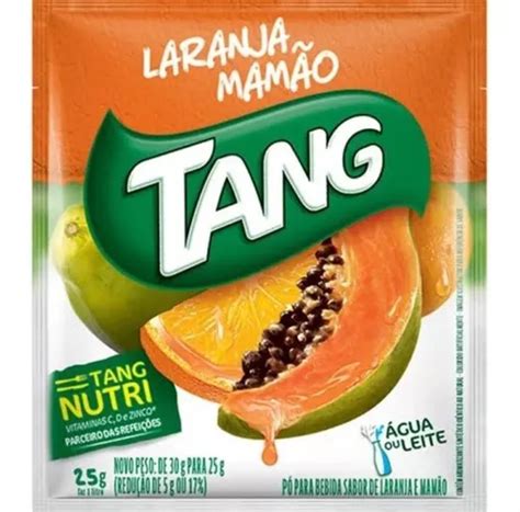 Refresco Em Pó Tang Laranja Mamão Envelope 18gr Kit 3 MercadoLivre