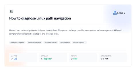 How To Diagnose Linux Path Navigation Labex