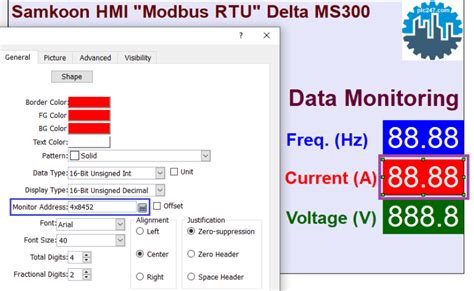 Samkoon HMI Modbus RTU Delta MS Tutorial Plc Com