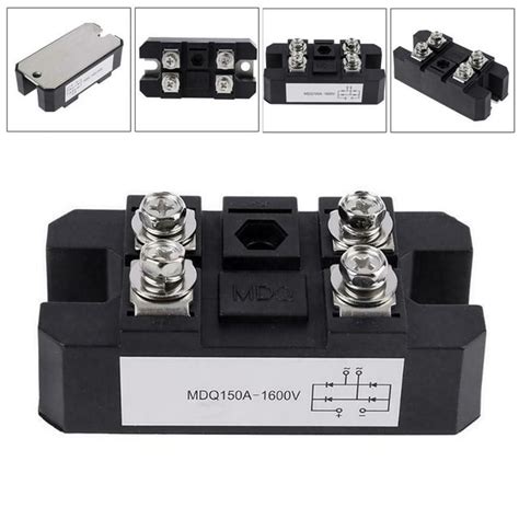 Mdq 100a Amp 1600v Silicon Single Phase Diode Metal Enclosed Bridge Rectifier