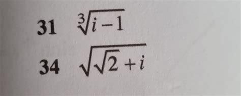 Find All The Roots Of The Complex Number Of Their Chegg