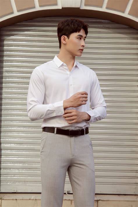 ÁO SƠ MI NAM TAY DÀI SP001227 THƯƠNG HIỆU THỜI TRANG NAM MAZZOLA