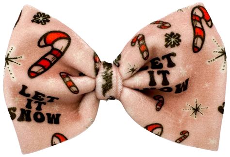 Candy Snow Velvet Classic Jett Jax Bows