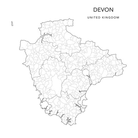 5 Devon Map Newton Abbot Stock Vectors And Vector Art Shutterstock