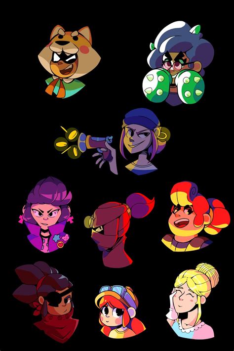 Pin En ★彡brawl Stars Art★彡