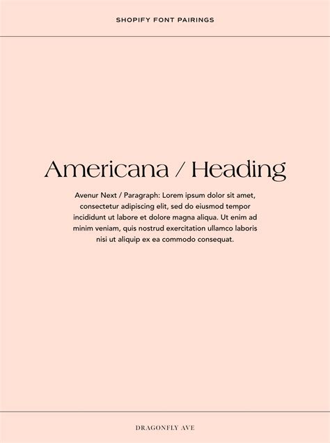 14 Beautiful Shopify Font Pairings For Your Online Store Dragonfly Ave