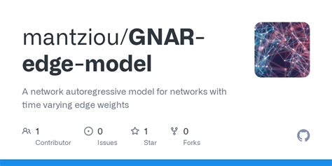 Github Mantziougnar Edge Model A Network Autoregressive Model For
