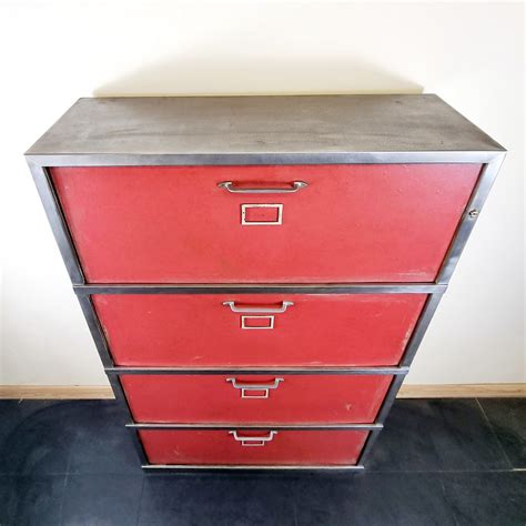 Industrial Rotating Drawer Steel Storage Filing Cabinet