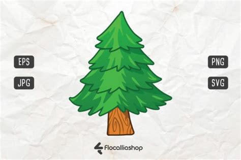 Pine Tree Vector Graphic By Flocalliastore Creative Fabrica