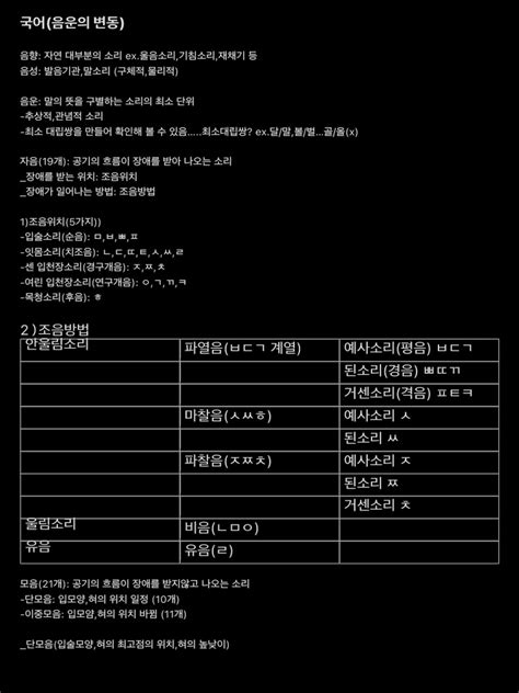 국어 음운의 변동 Pdf