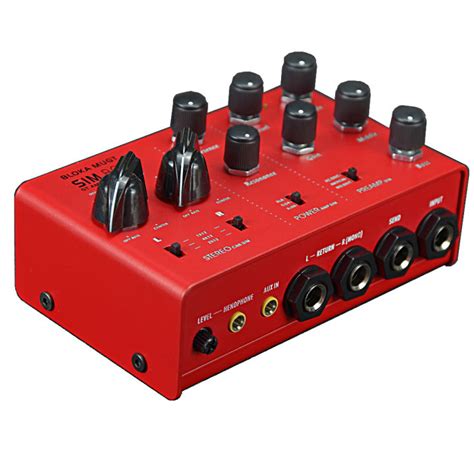 Leeky Di Box Effect Pedalpreamp Simulator Pedalpower Amp Sim Pedal