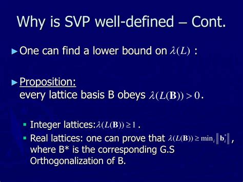 ppt shortest vector in a lattice is np hard to approximate powerpoint
