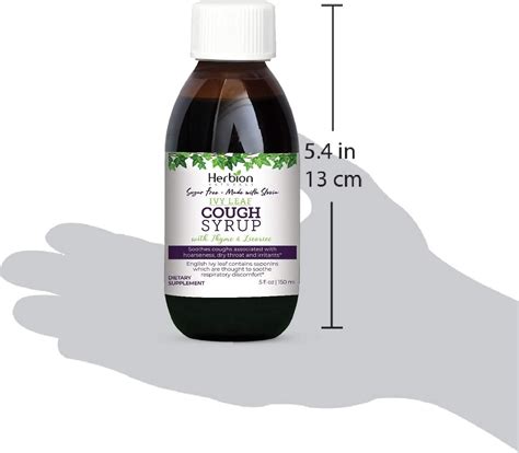 Ivy Leaf Syrup With Thyme And Licorice Herbal Respiratory Support For