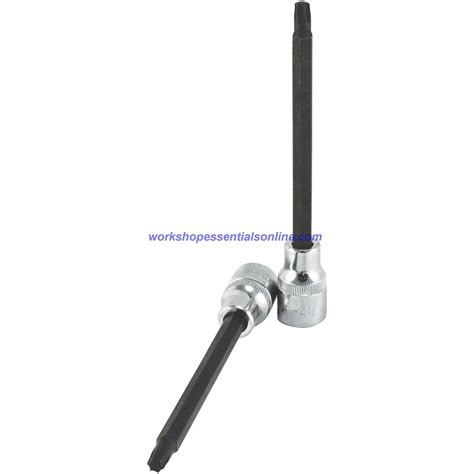 T50 Torx Socket 1 2″ Drive 140mm Overall Length Trident Workshop